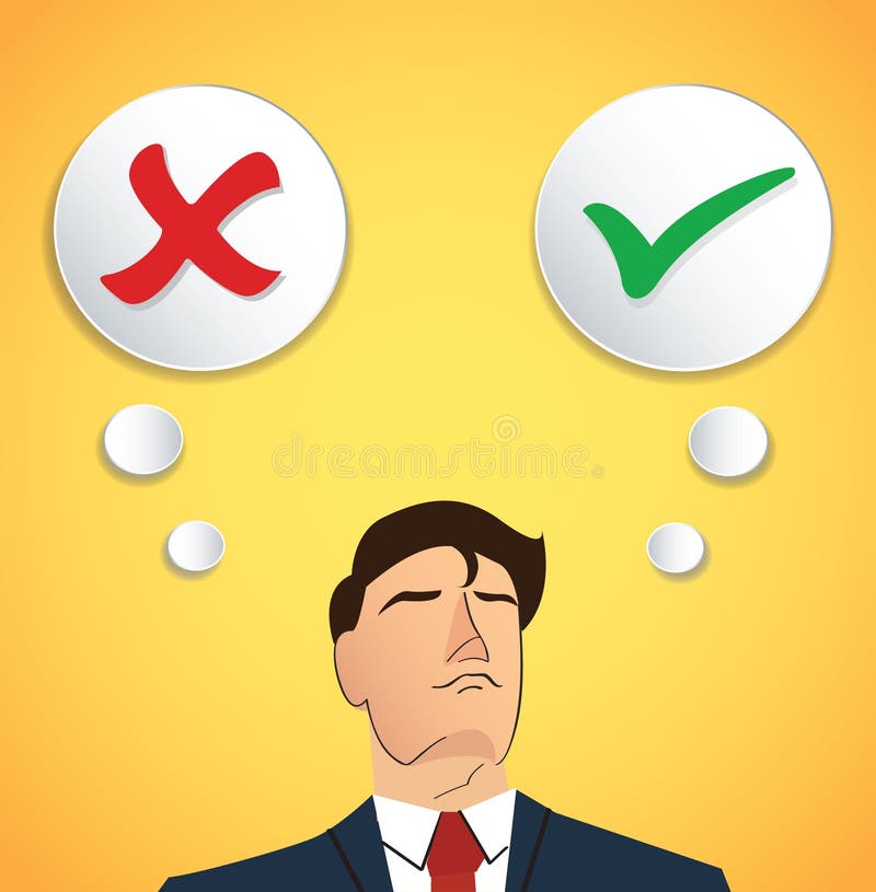 True False Question People Stock Illustrations – 94 True False Question ...