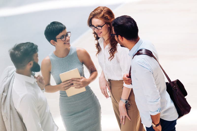Portrait of Businesspeople Having Free Time from Work Stock Photo ...