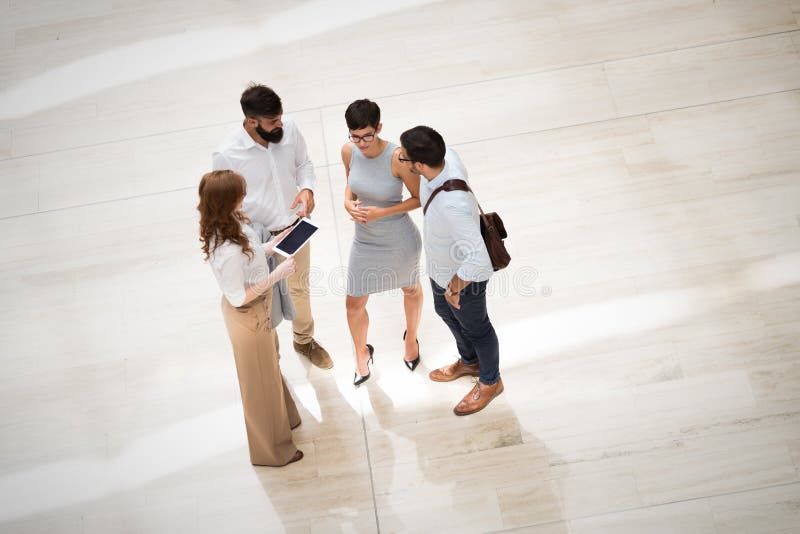 Portrait of Businesspeople Having Free Time from Work Stock Image ...