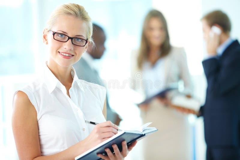 Making notes stock image. Image of busy, happy, occupation - 30214301