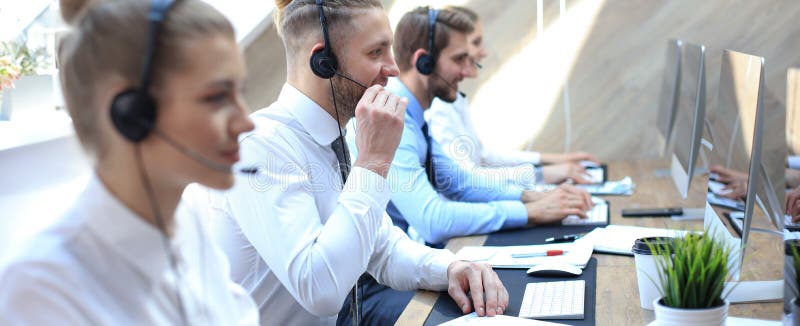 Operator at Work Place stock photo. Image of adjunctive - 8465168