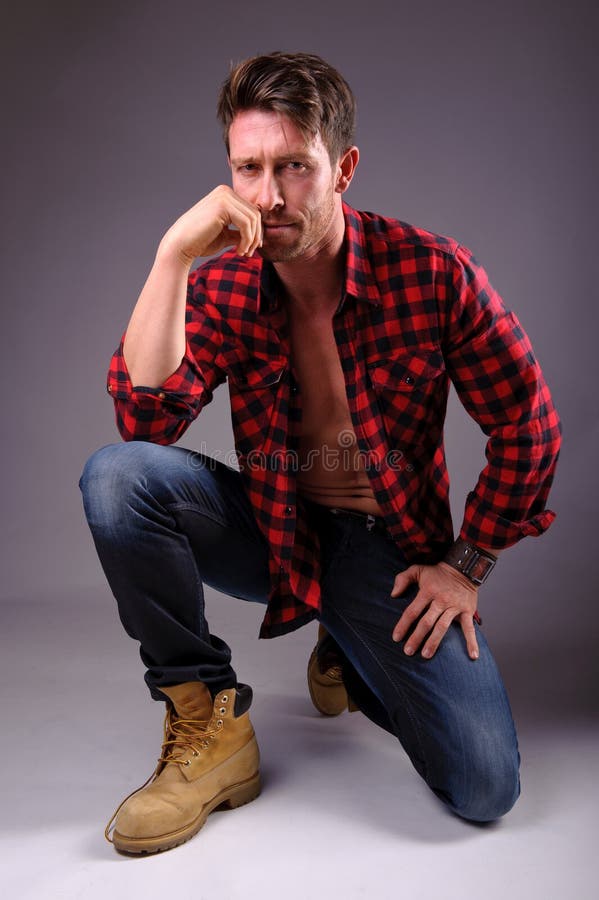 Portrait of a calm man stock image. Image of confident - 25336627