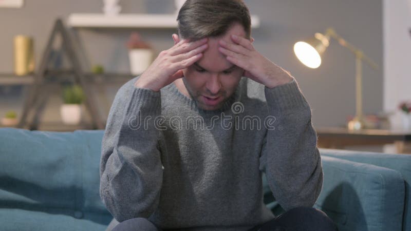 Portrait of Casual Man Feeling Worried Stock Image - Image of business ...