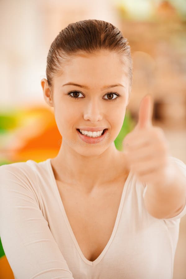 Portrait of charming girl stock photo. Image of female - 16634138