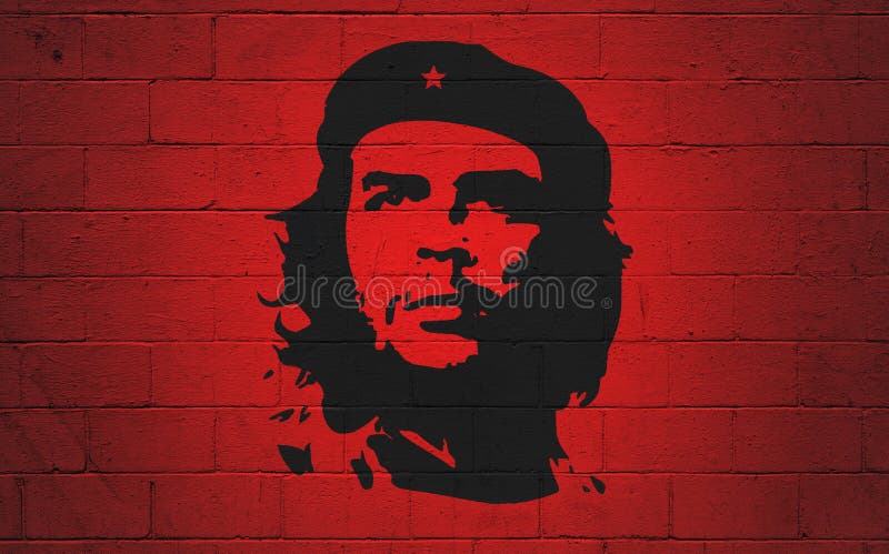 Portrait of Che Guevara on a Brick Wall Editorial Photography ...