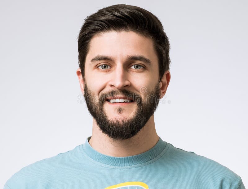 Bearded man portrait stock photo. Image of portrait - 100217586