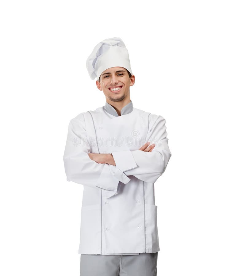 Portrait of Chef Cook with Arms Crossed Stock Photo - Image of advance ...