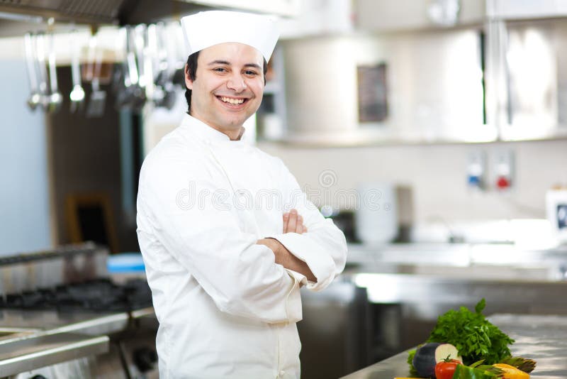Kitchen Worker Washing Up in Restaurant Kitchen Stock Image - Image of ...
