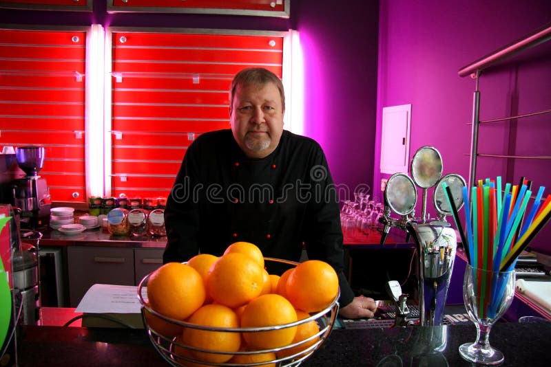 Portrait of chef editorial photo. Image of healthy, kitchen - 58517021
