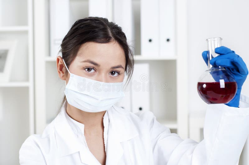 Portrait of chemist stock photo. Image of education, caucasian - 24018938