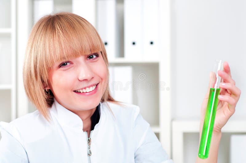 Portrait of chemist stock photo. Image of chemistry, health - 27291768