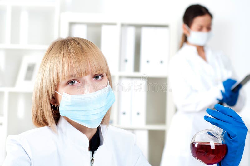 Portrait of chemists stock photo. Image of care, equipment - 25052368