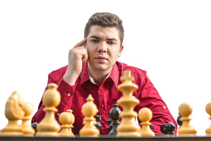Portrait of a Chess Player stock photo. Image of play - 68045820