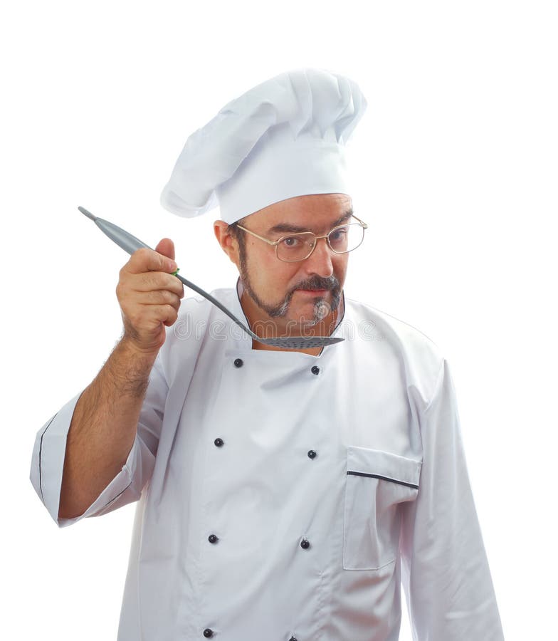 Portrait of chief coo stock photo. Image of closeup, italian - 45122410