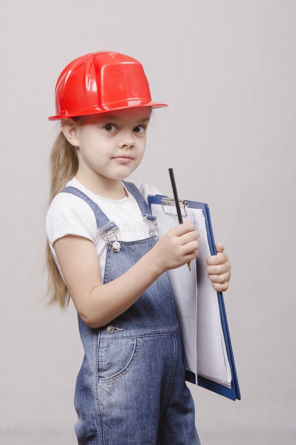 Portrait of a Child Engineer Stock Image - Image of plays, game: 38818417