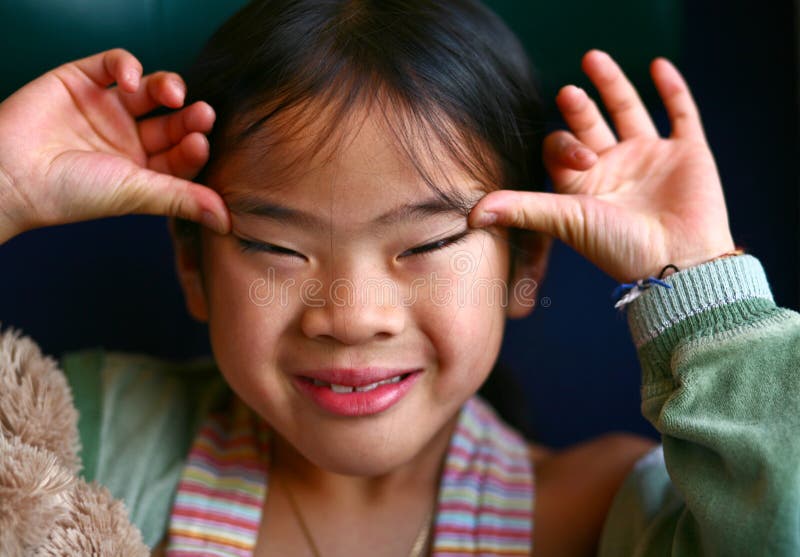 Portrait of a chinese girl stock image. Image of expression - 62091279