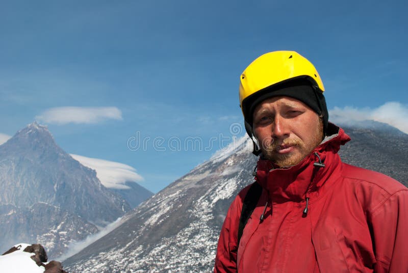The portrait of climber stock image. Image of climb, challenge - 35607281