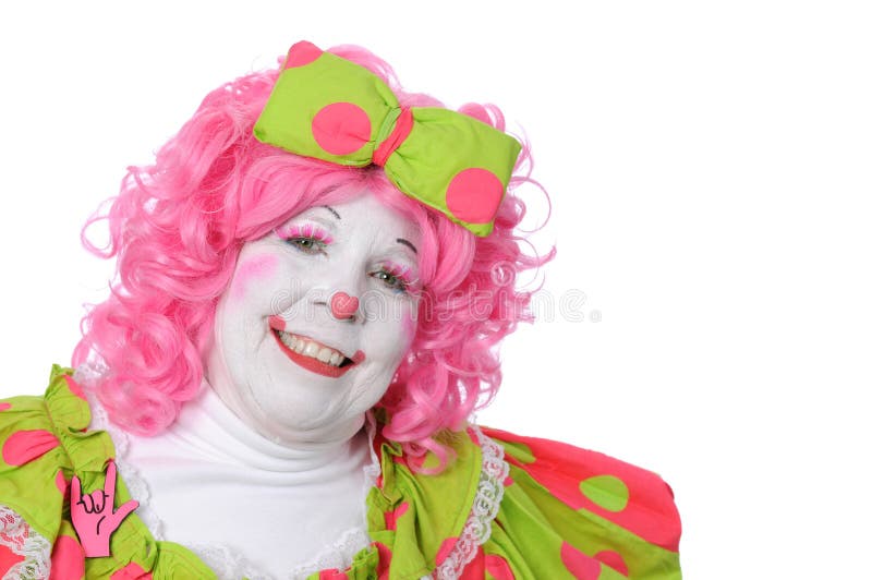 Clown Praying stock photo. Image of clown, nose, makeup - 5272972