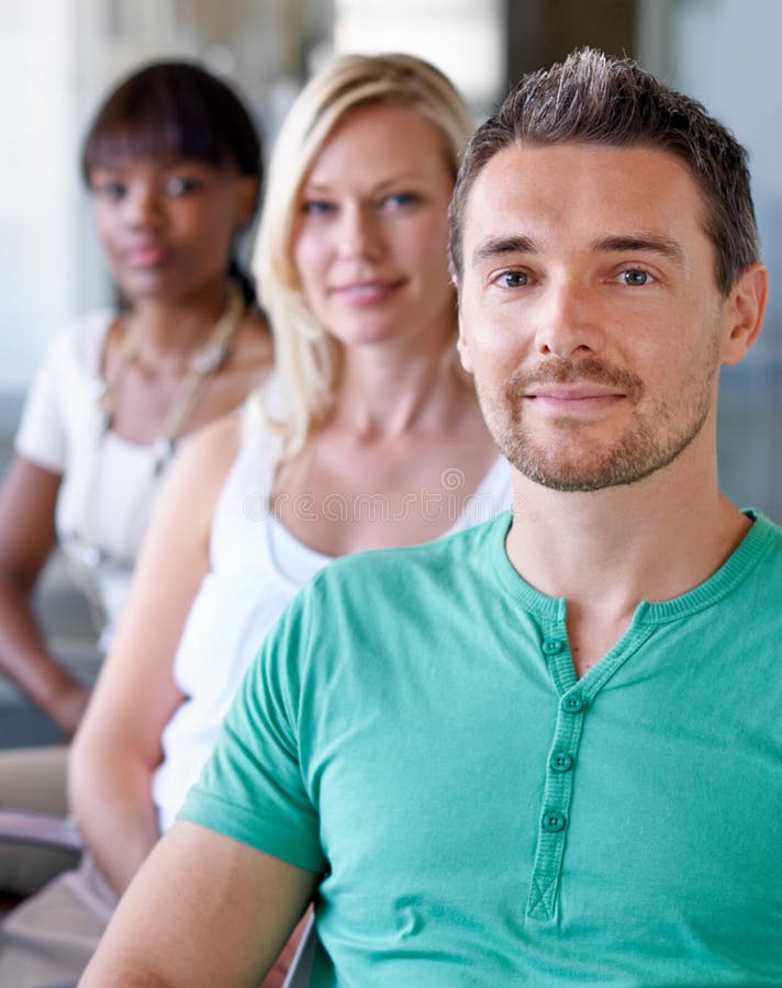 Portrait, Collaboration and Design Friends in Office Together for ...