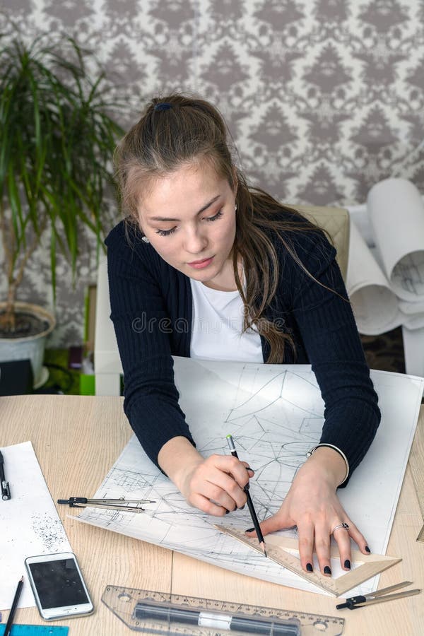 Student Architectural Design Model Stock Photo - Image of mock ...