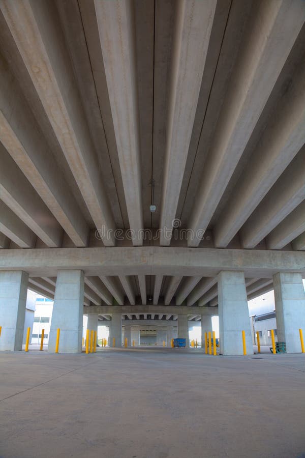 Portrait of Concrete Beam Bridge Stock Photo - Image of civil ...