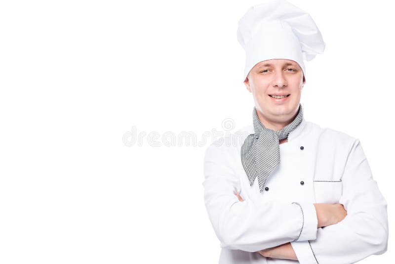 Portrait of a Confident Cook Stock Photo - Image of cooking, gourmet ...