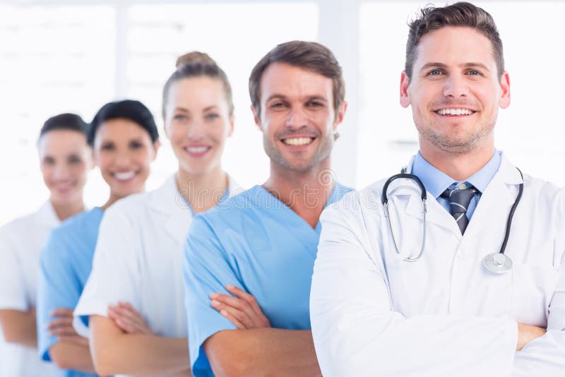 Group of Doctors in a Meeting Stock Image - Image of blond, male: 9619043