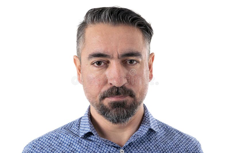 Portrait of Confident Man Wearing Blue Shirt. No Filters or Edits Stock ... Portrait of Confident Man Wearing Blue Shirt. No Filters or Edits Stock ...