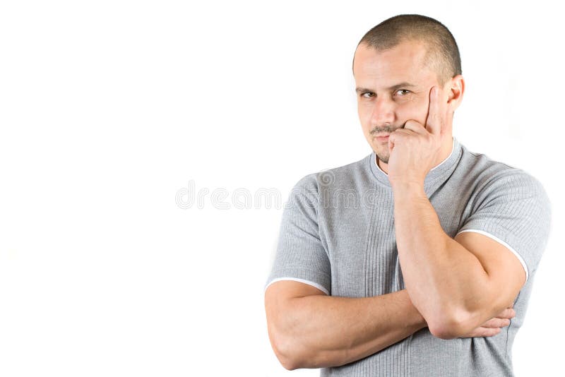 Portrait of a Confident Young Man Stock Photo - Image of handsome ...