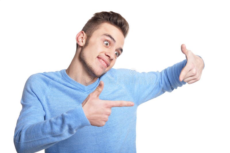 Portrait of a Confident Young Man Isolated Stock Photo - Image of hair ... Portrait of a Confident Young Man Isolated Stock Photo - Image of hair ...