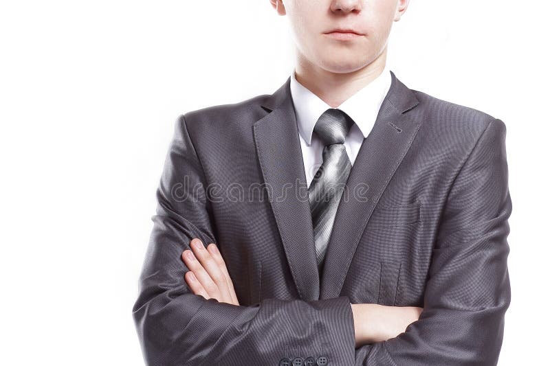 Portrait of a Confident Young Man. Isolated on White Background Stock ... Portrait of a Confident Young Man. Isolated on White Background Stock ...
