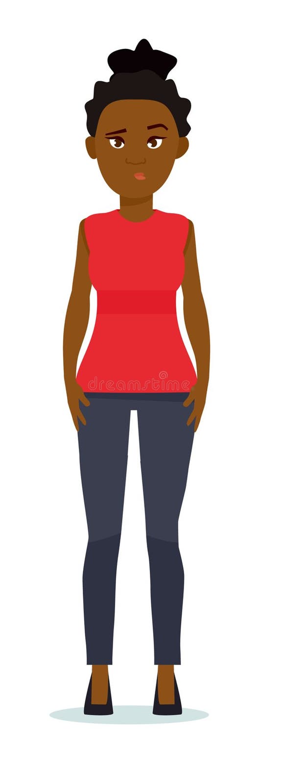 Portrait of Confused African Woman Complaining. Human Facial Expression ... Portrait of Confused African Woman Complaining. Human Facial Expression ...