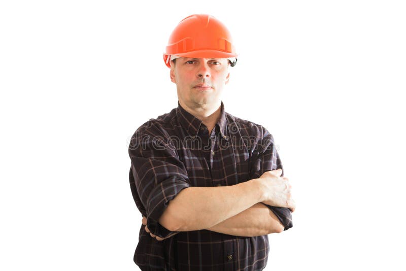 Portrait of Construction Worker Stock Image - Image of smile, caucasian ...