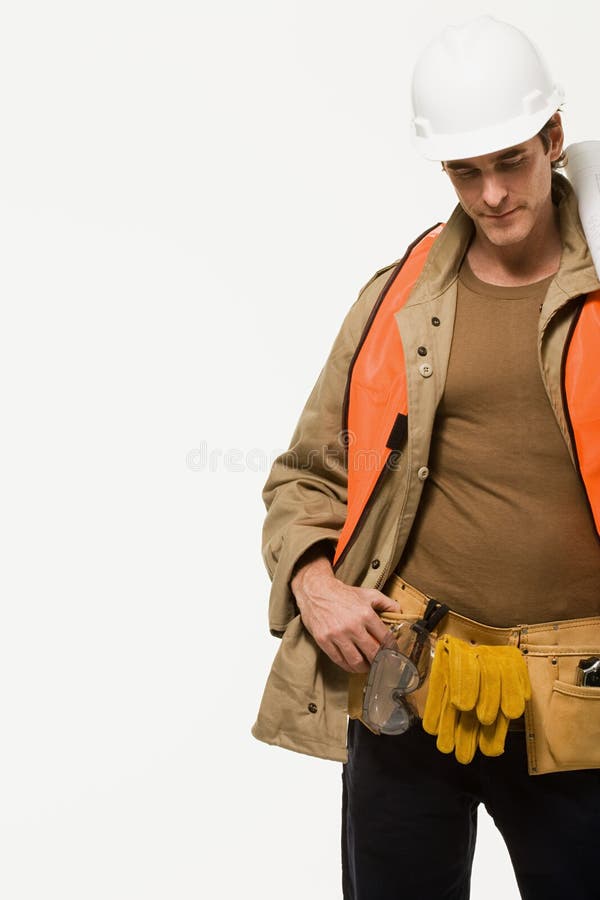 Portrait of a Construction Worker Stock Image - Image of builder ...