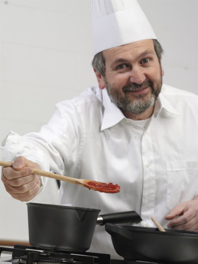 Portrait of a cook stock image. Image of nutrition, lunch - 9017241