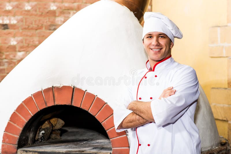 Portrait of a Cook in the Kitchen Stock Photo - Image of cook, bake ...