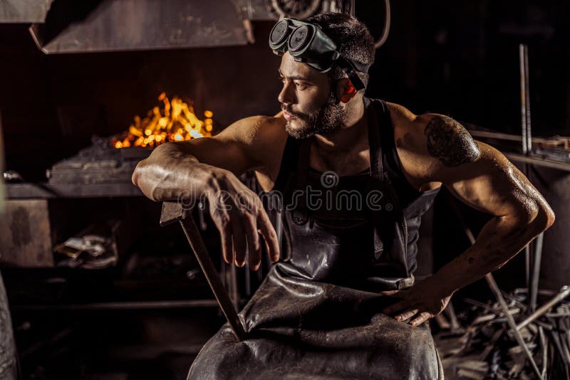 336 Muscular Blacksmith Stock Photos - Free & Royalty-Free Stock Photos ...