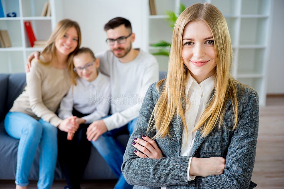 Portrait of a counselor stock photo. Image of medical - 89819324