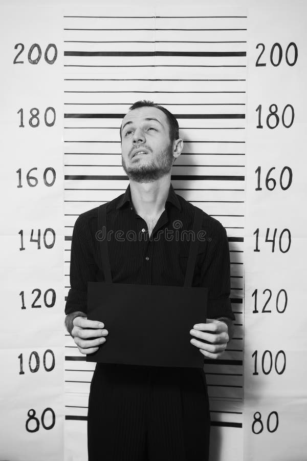 Portrait of criminal man stock image. Image of caucasian - 83744881