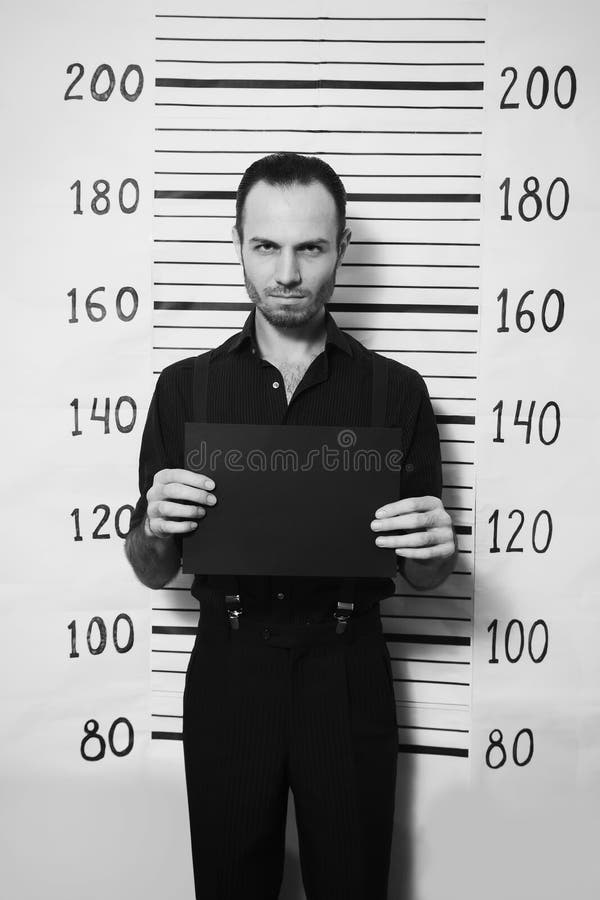 Portrait of criminal man stock image. Image of power - 83745183