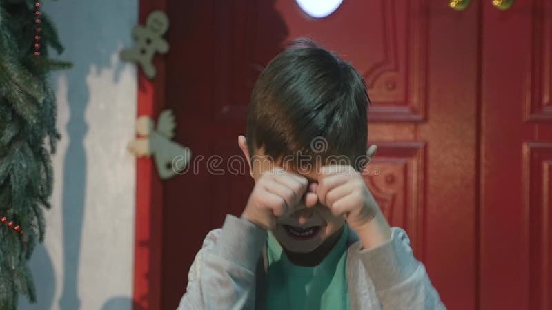 Crying, Sad and Child on a Green Screen with a Tantrum Isolated on a ...