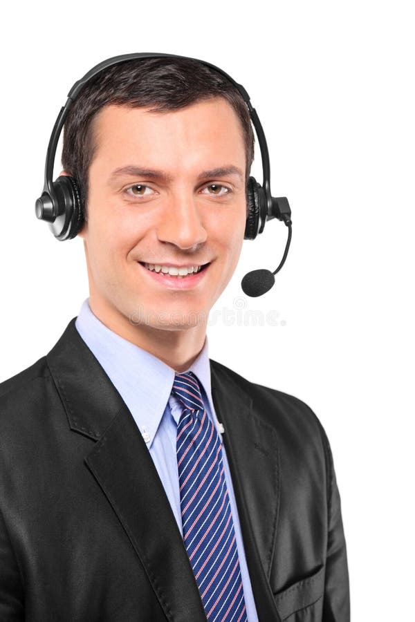 Male customer service 2 stock image. Image of coping, businessman - 485245