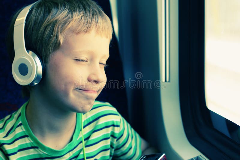 Portrait Of Cute Autistic Boy Stock Photo - Image of ears, outdoots ...