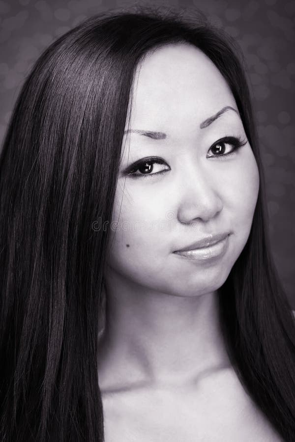 Portrait of cute female stock photo. Image of fashion - 17436216