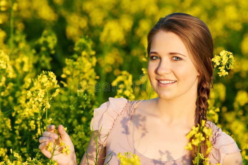 Portrait of cute female stock photo. Image of girl, cole - 21346256