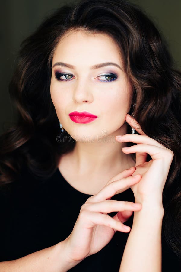 Portrait of Cute Girl, Model Stock Photo - Image of glamour, amentum ...