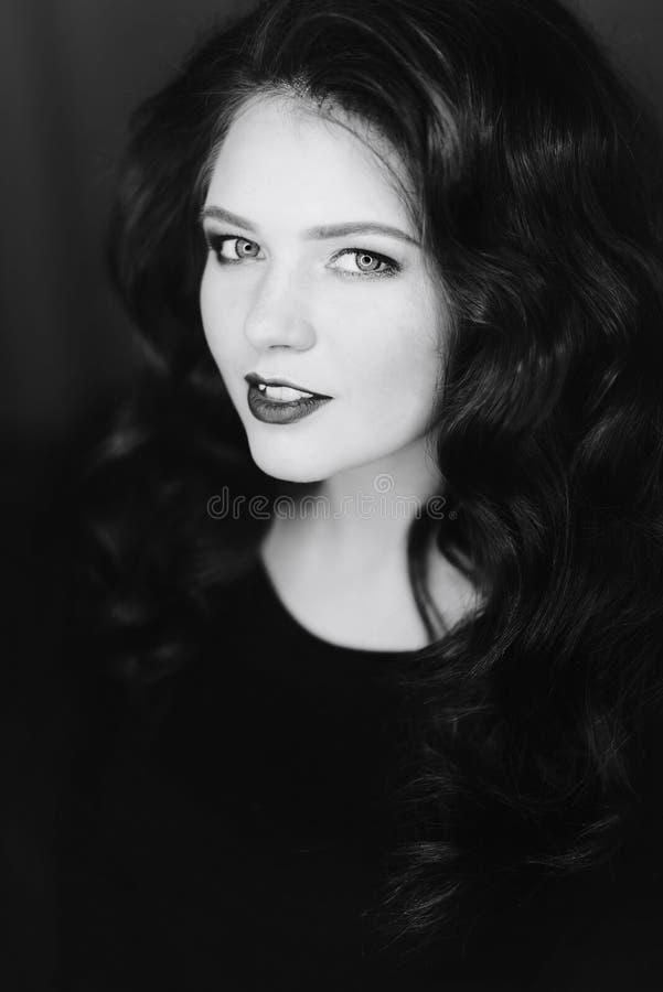 Portrait of Cute Girl, Model Stock Image - Image of attractive, hair ...