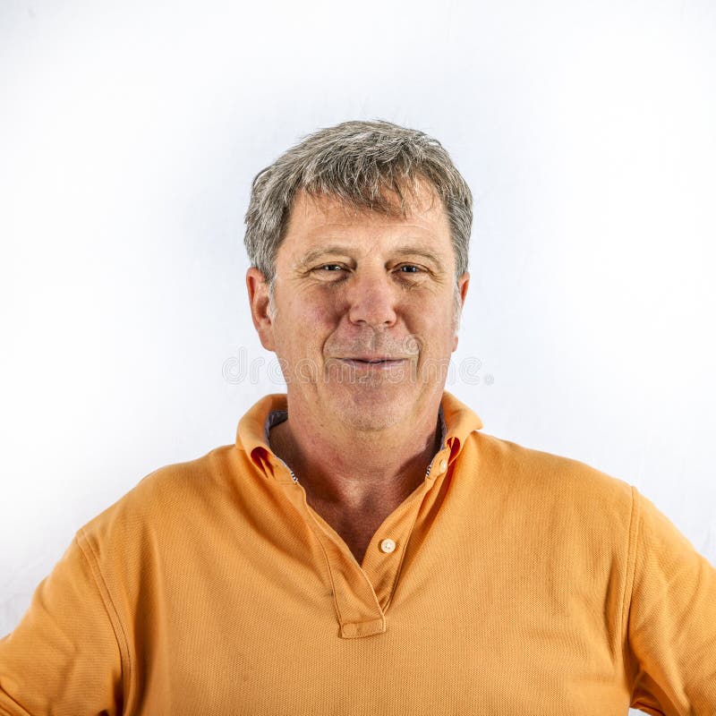 Portrait of Cute Handsome Man with a Positive Friendly Expression Stock ...