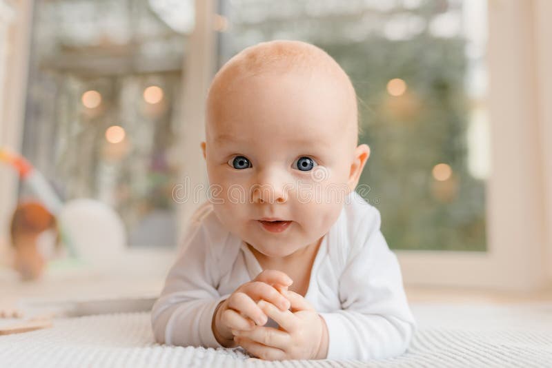Portrait of cute kid stock image. Image of child, happiness - 210985457
