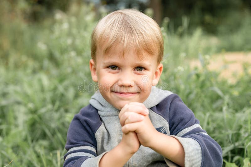 A Little Four Year Old Kid Happy Smiling Boy Walks in an Autumn Forest ... A Little Four Year Old Kid Happy Smiling Boy Walks in an Autumn Forest ...